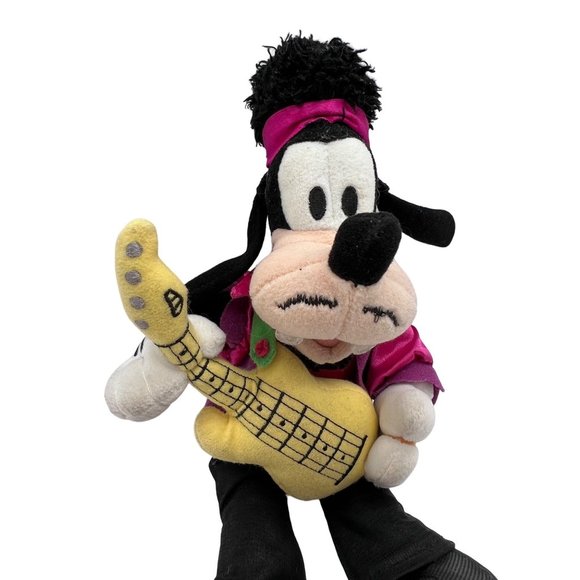 Disney | Toys | Disney Jimmy Hendrix Goofy Plush Guitar Woodstock Rock ...